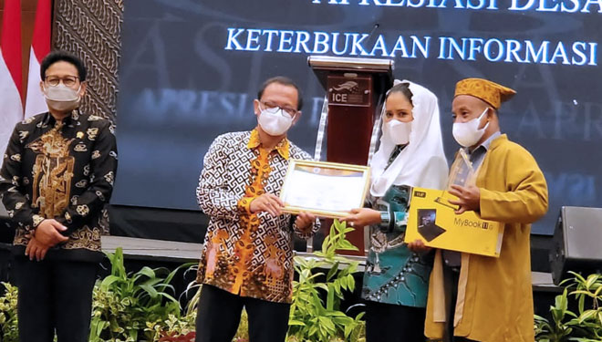 Desa Pohea Terima Penghargaan Desa Terbaik di Indonesia dari Kemendes PDTT - TIMES Indonesia