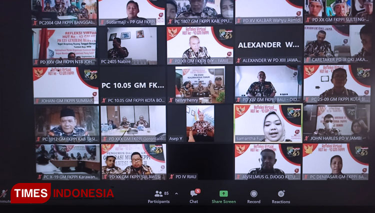 Refleksi Virtual HUT ke-43 GM FKPPI, Kepala BNPB Ganip Warsito: Teruslah Bergerak Rawat NKRI ...