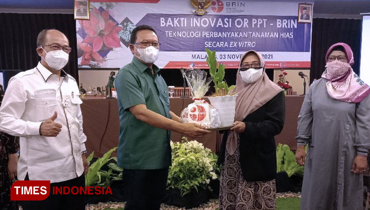 BRIN Latih Warga Malang Raya Perbanyak Bibit Tanaman Hias Lewat ...