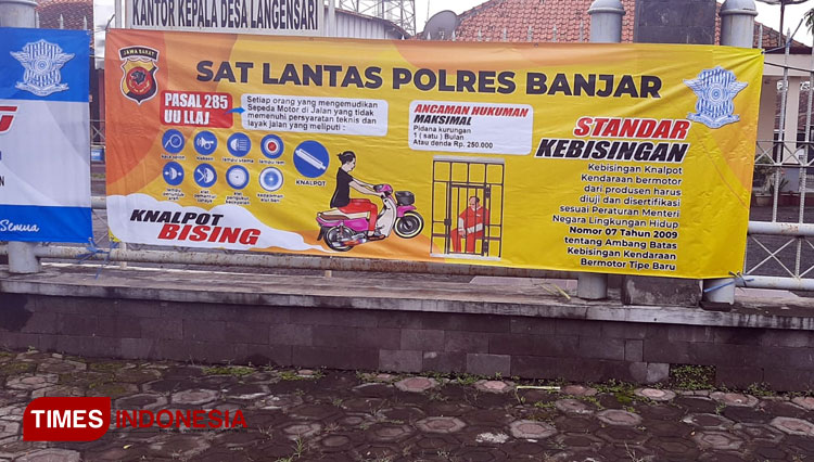 Knalpot Bising Siap-siap Kena Razia Ops Lilin Lodaya 2021 Polres Banjar - TIMES Indonesia