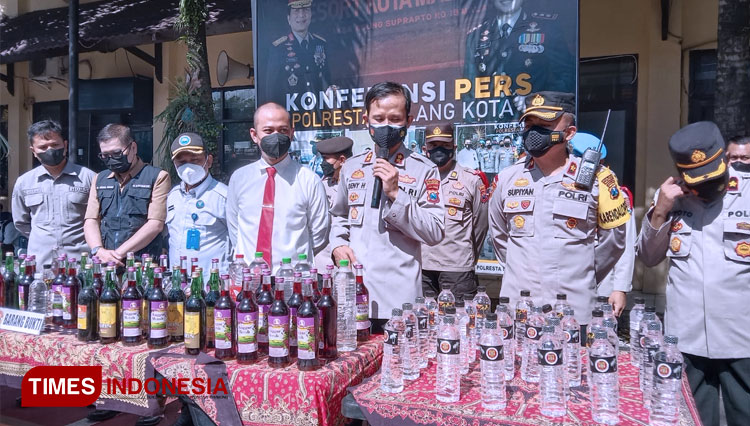 Sepanjang 2021, Ratusan Pelaku Penyalahgunaan Narkoba dan Miras di Kota Malang Berhasil ...