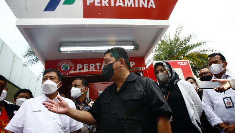 Erick Thohir Apresiasi Target 10 Ribu Pertashop Pertamina di Seluruh Indonesia - TIMES Jatim