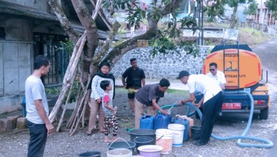 PDAM Tirta Prabawa Mukti Pangandaran Layani Pasokan Air Bersih Gratis ke Daerah Kekeringan ...